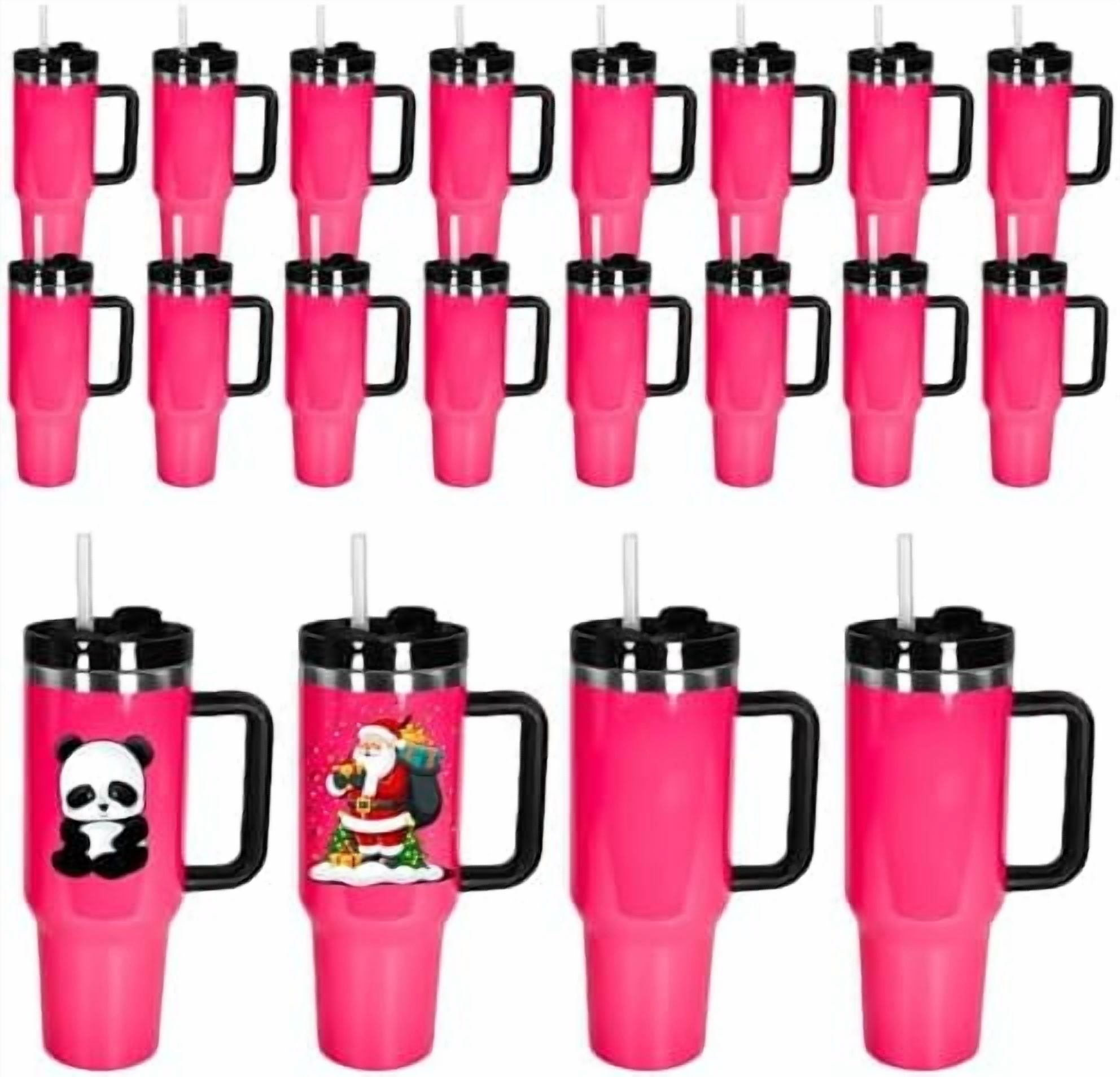 40oz NEON Sublimation Tumbler Blank, 20Pcs stainless steel tumblers ...