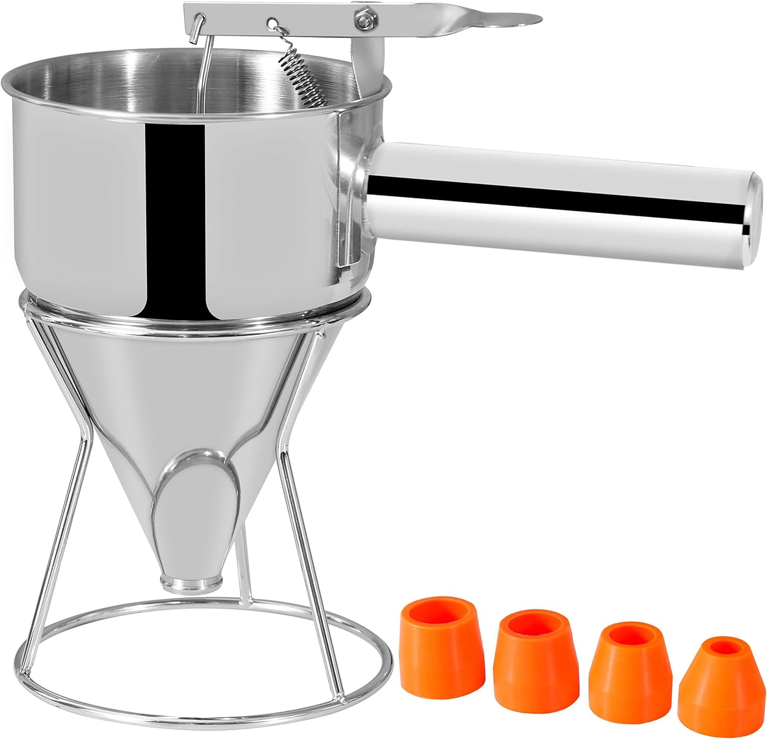 Dingrich 40oz Stainless Steel Pancake Batter Dispenser Tool Kit with ...