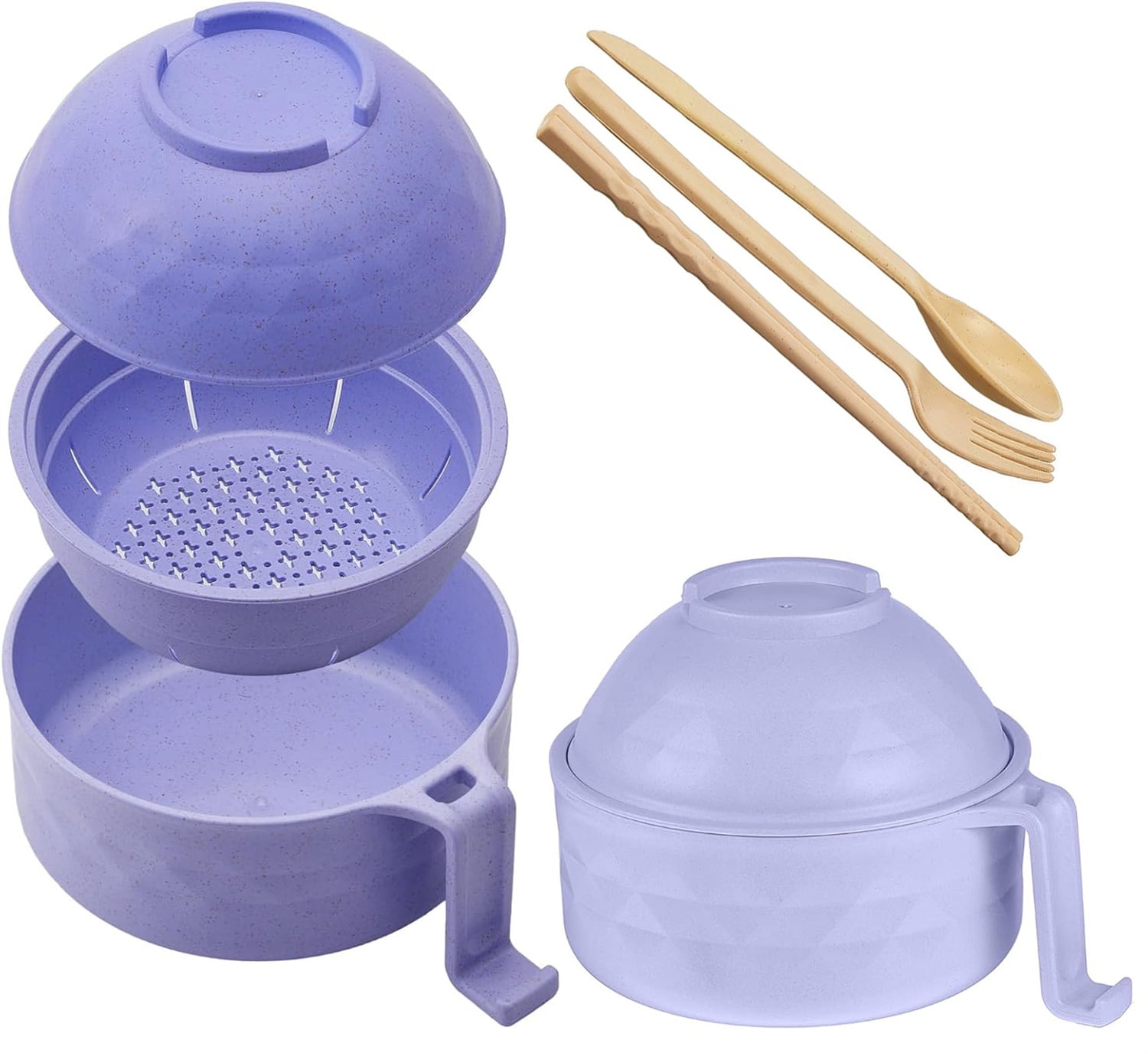 40oz Ramen Cooker with Handles,Happon Ramen Noodle Cooker with ...