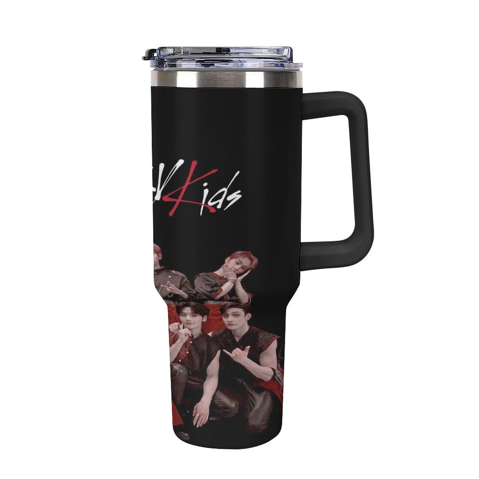 40oz SKZ Stray Korea Ki-DS Insulated Tumbler With Lid and Straws ...