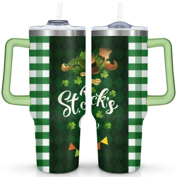 40oz Stainless Steel Tumbler with Lid and Straw,emblema Do Vintage Do ...