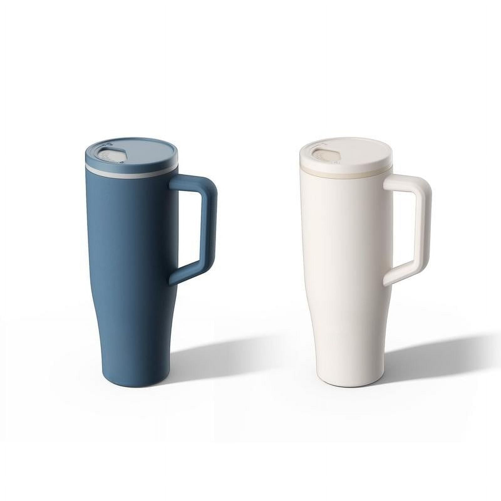 40oz Stainless Steel Vacuum Flask, Leakproof Insulated Tumbler with Lid ...