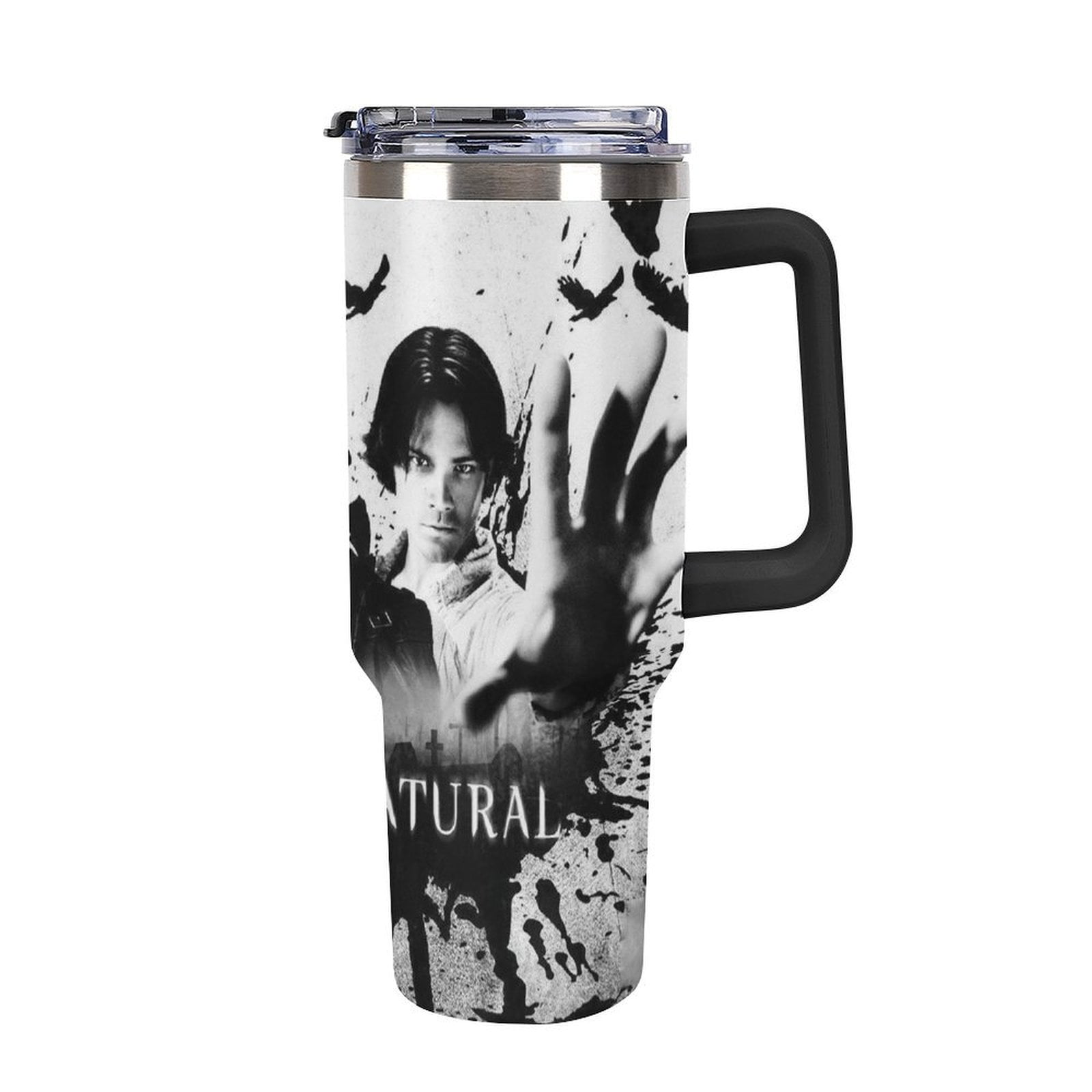 40oz Superna-Tura Insulated Tumbler With Lid and Straws Stainless Steel ...