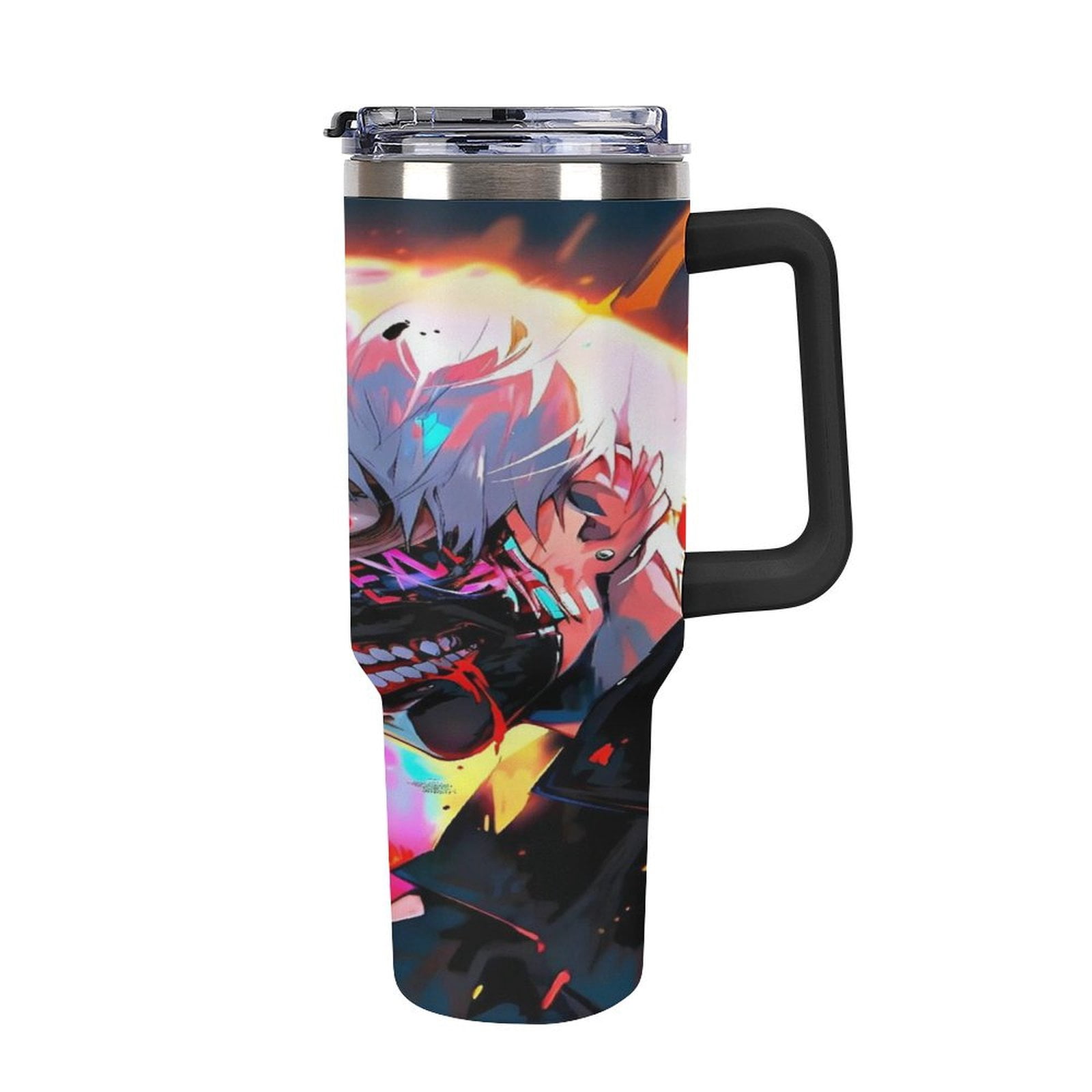 40oz Tokyo Ghoul Insulated Tumbler With Lid and Straws Stainless Steel ...