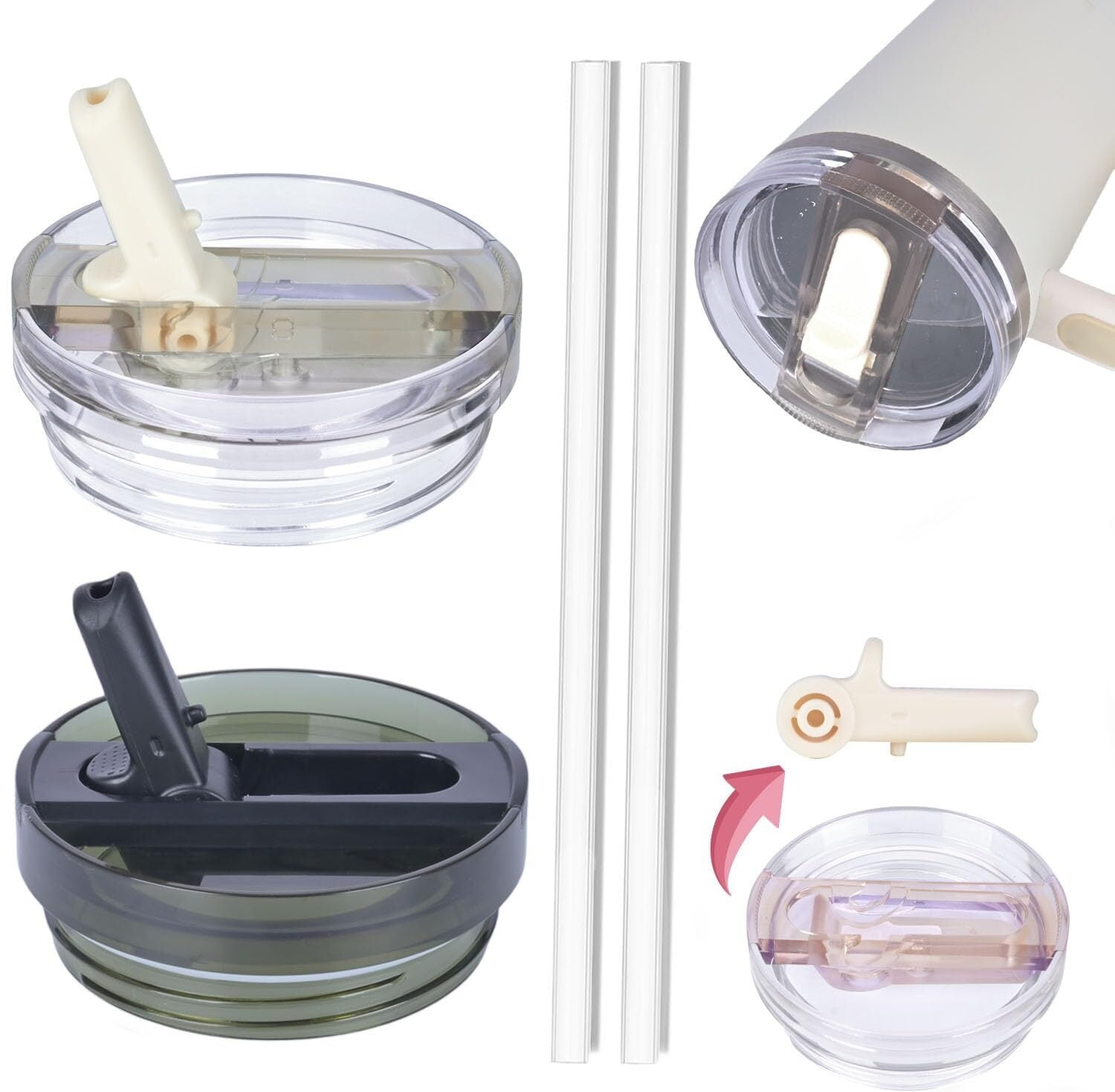 40oz Tumbler Detachable Flip Straw Lid for Stanley Cup Accessory, Lids ...
