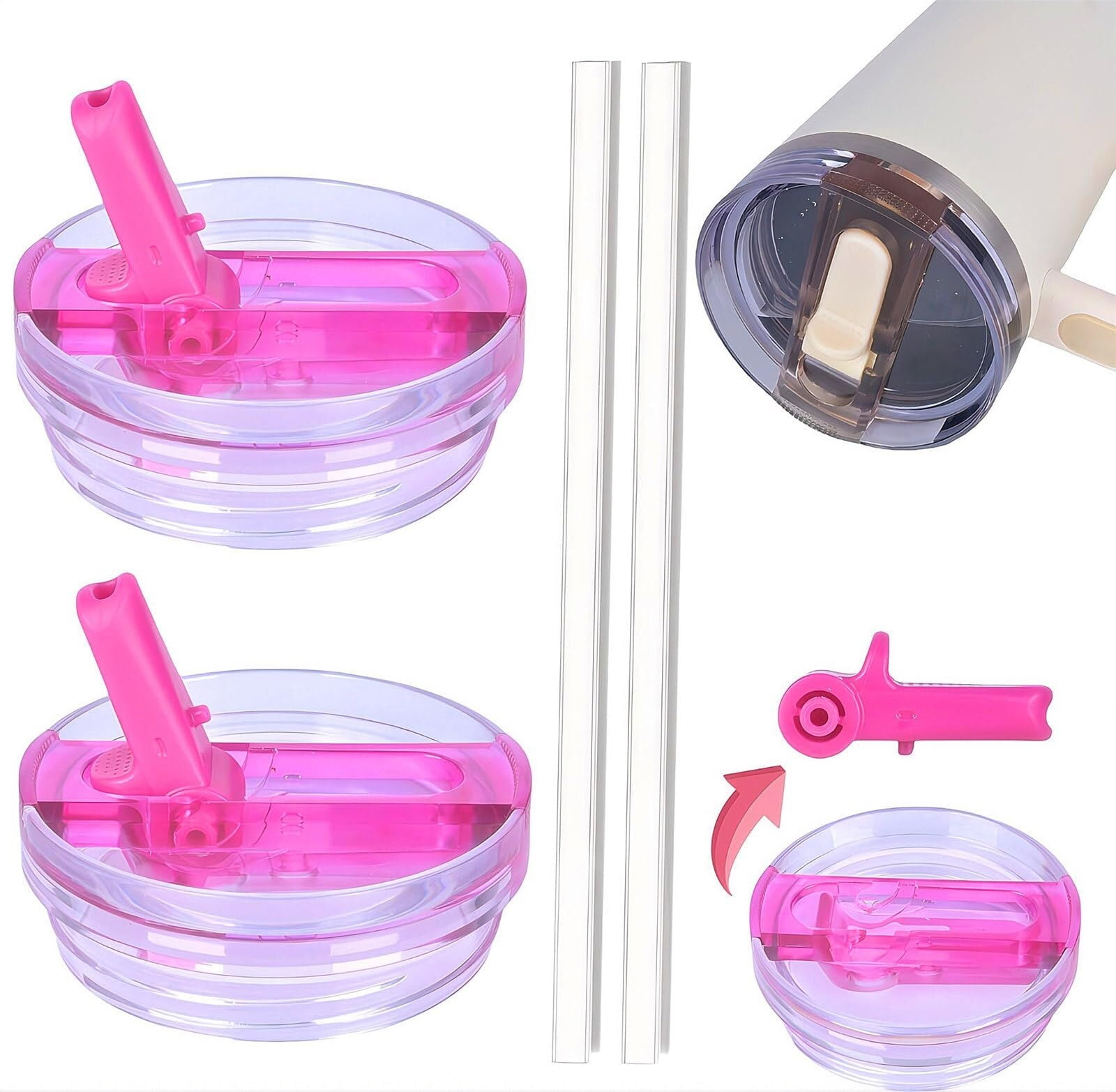 40oz Tumbler Detachable Flip Straw Lid for Stanley Cup Accessory, Lids ...