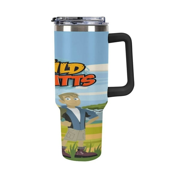40oz Wild Animal Kra-,tt2 Insulated Tumbler With Lid and Straws ...