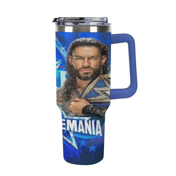 40oz Wres-Tler-W,W-E Insulated Tumbler With Lid and Straws Stainless ...