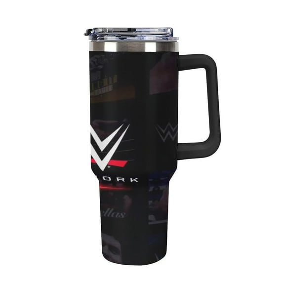 40oz Wres-Tler-W,W-E Insulated Tumbler With Lid and Straws Stainless ...