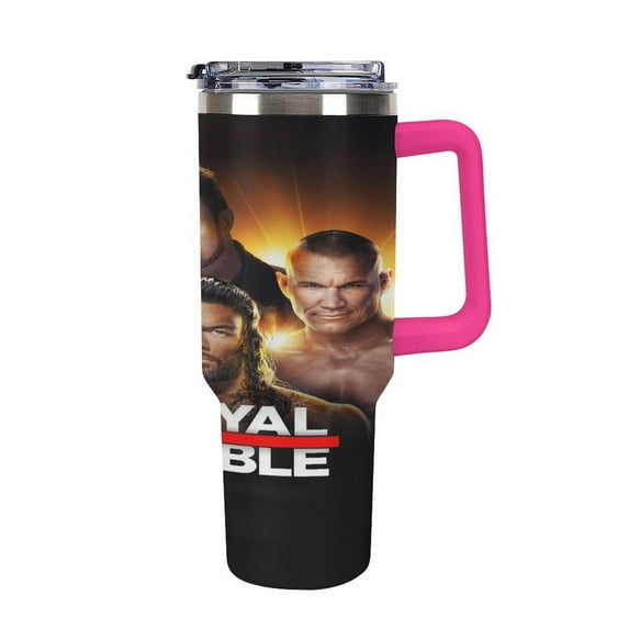 40oz Wres-Tler-W,W-E Insulated Tumbler With Lid and Straws Stainless ...