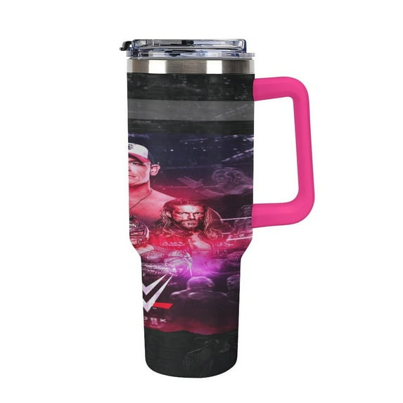 40oz Wres-Tler-W,W-E Insulated Tumbler With Lid and Straws Stainless ...