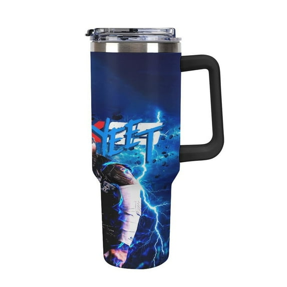 40oz Wres-tler Jey US-0 Insulated Tumbler With Lid and Straws Stainless ...