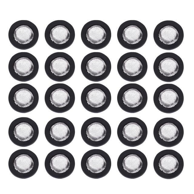40pcs 1/2 Inch Shower Hose Rubber Washers Stainless Steel Gasket Rubber ...
