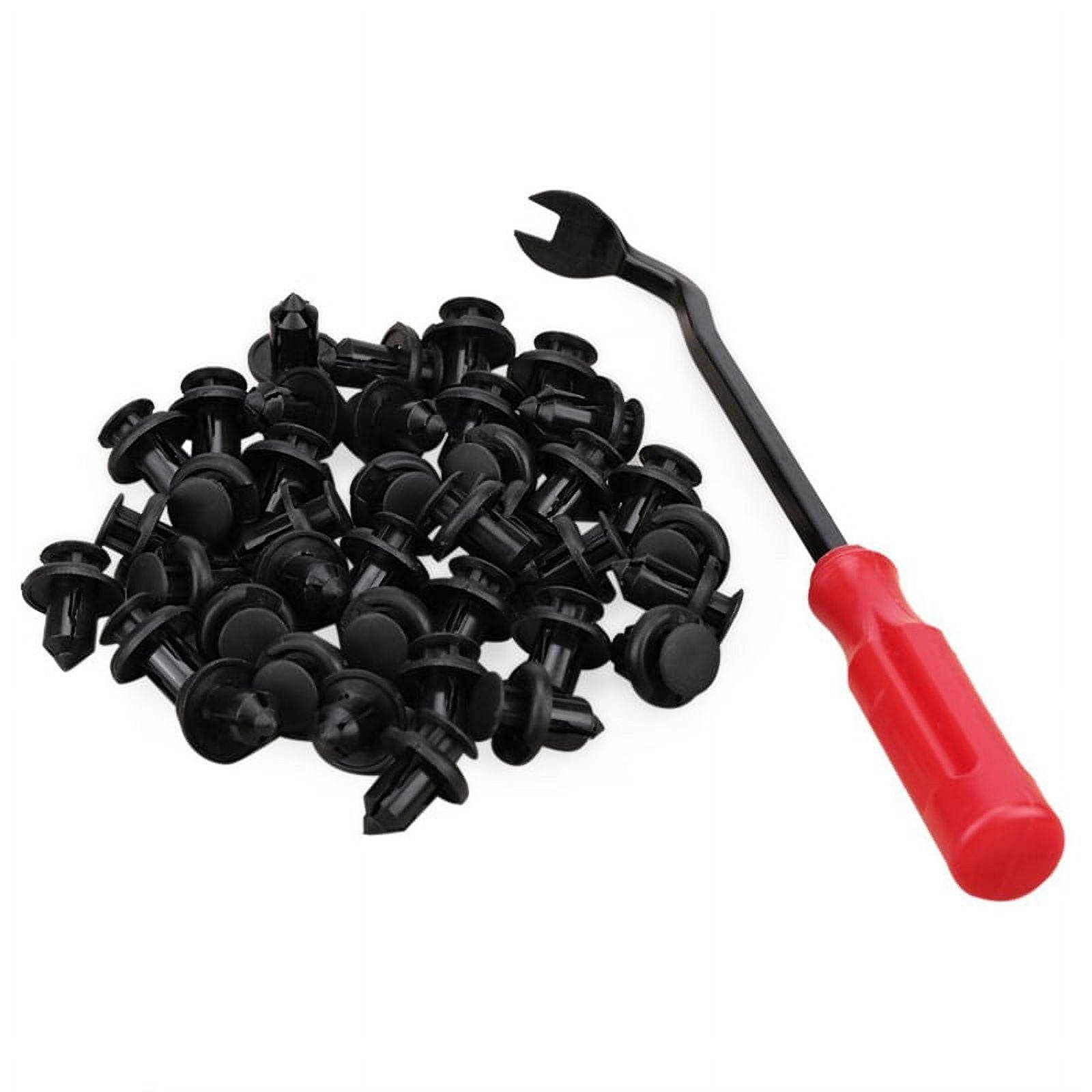 40pcs 10mm Push-type Plastic Bumper Fender Flare Fastener Rivet Clips ...