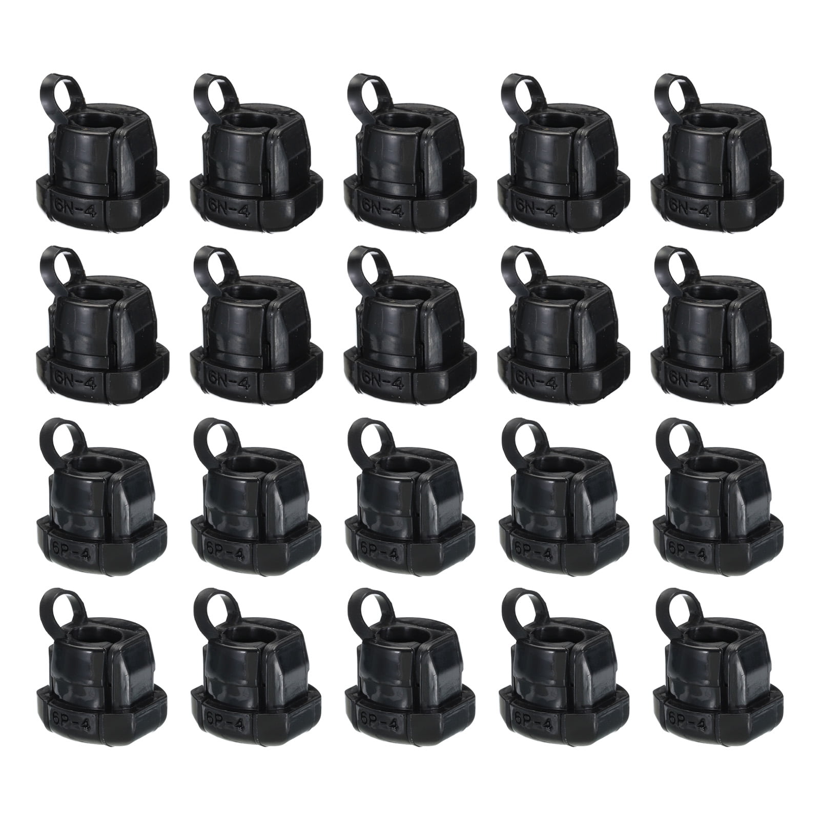 40pcs 4.5-5.5mm Strain Relief Cord Connector Cable Bushing Boot Sleeve ...