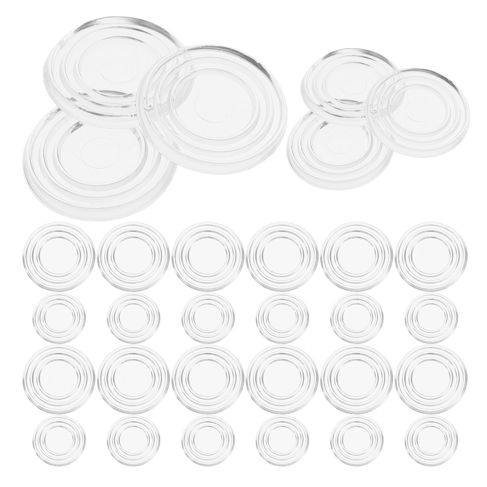 40pcs Bumpers Glass Protective Pads Glass Table Top Bumpers Non ...