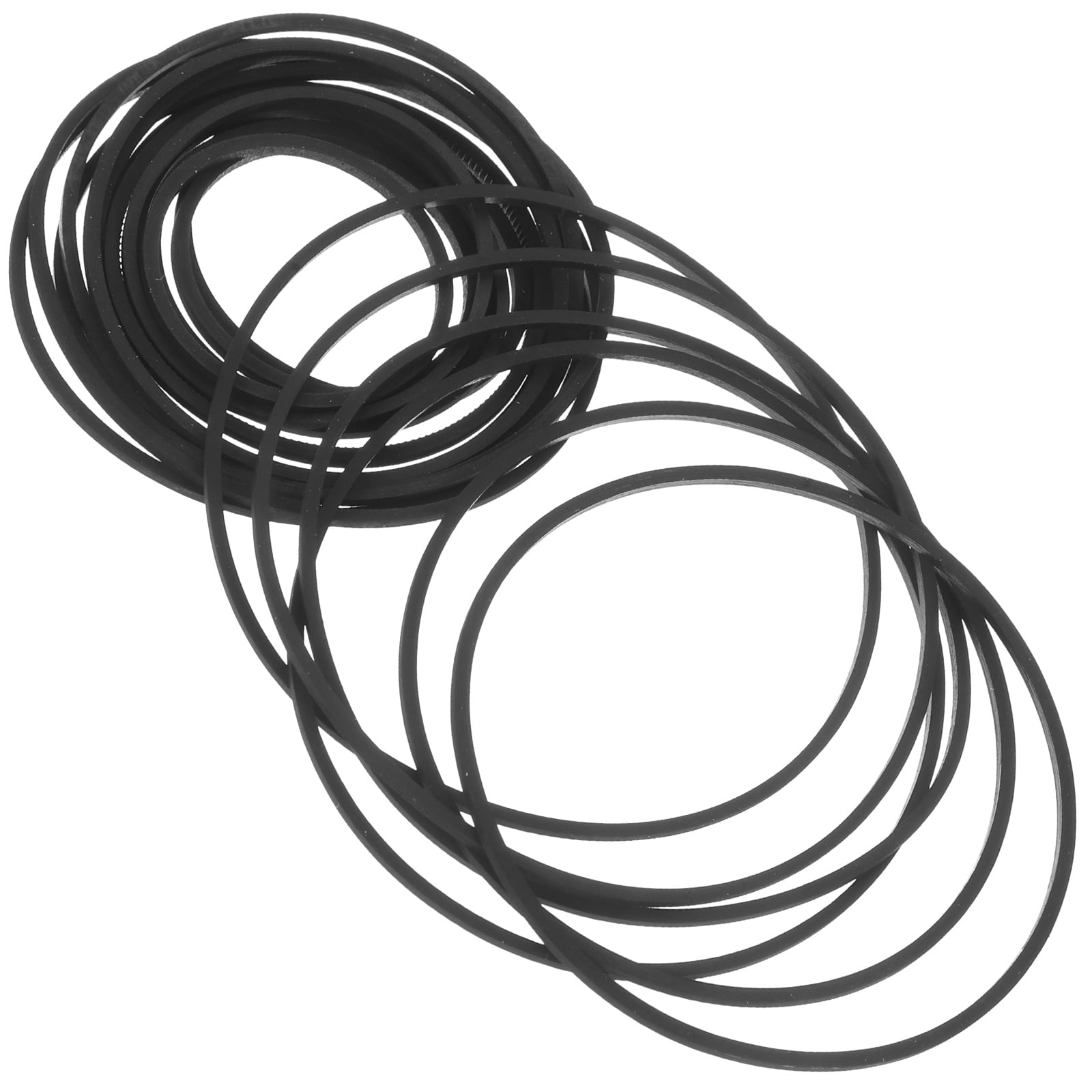 40pcs Cassette Belts Recorder Belts Cassette Tape Machine Rubber Belts ...