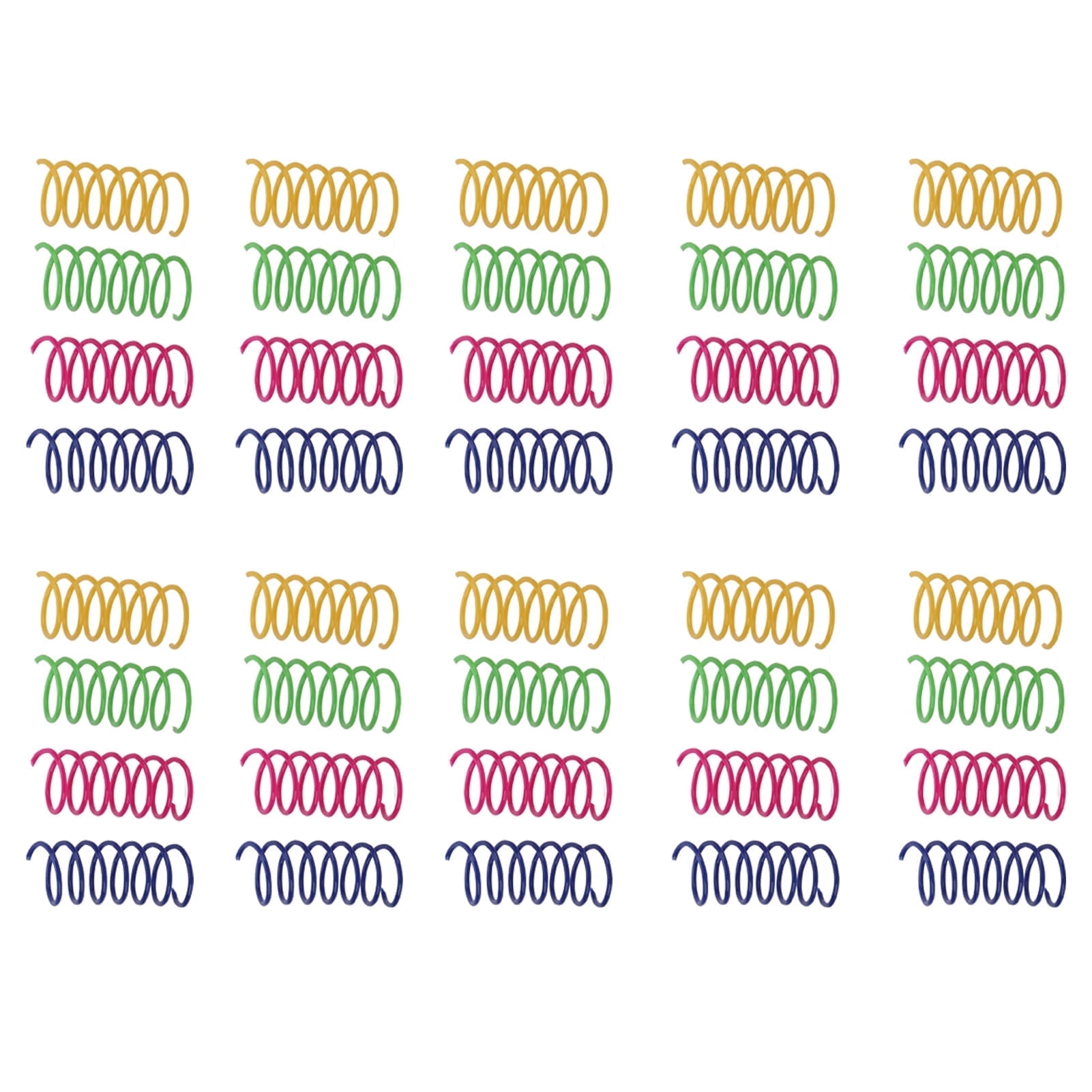 40pcs Cat Spring Toys, Colorful Springs Wear Resistance High ...