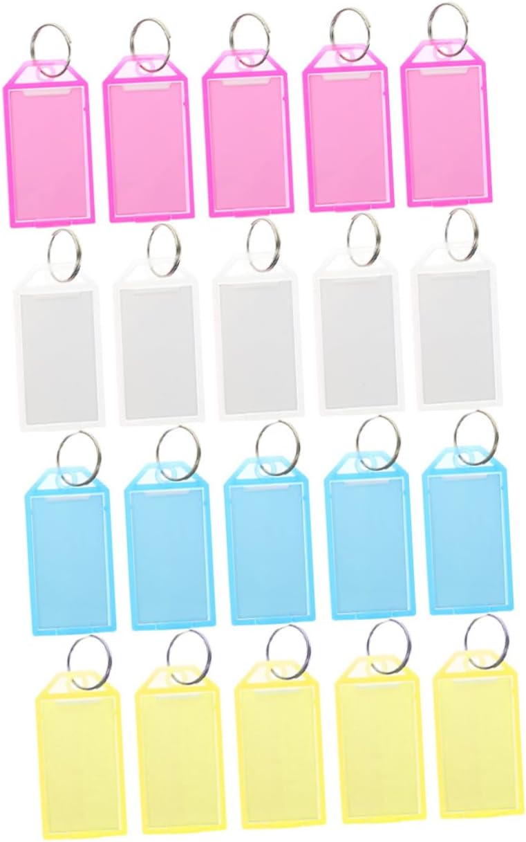 40pcs Classification Plate Blank Labels Car Keys Car Necessities Badge ...