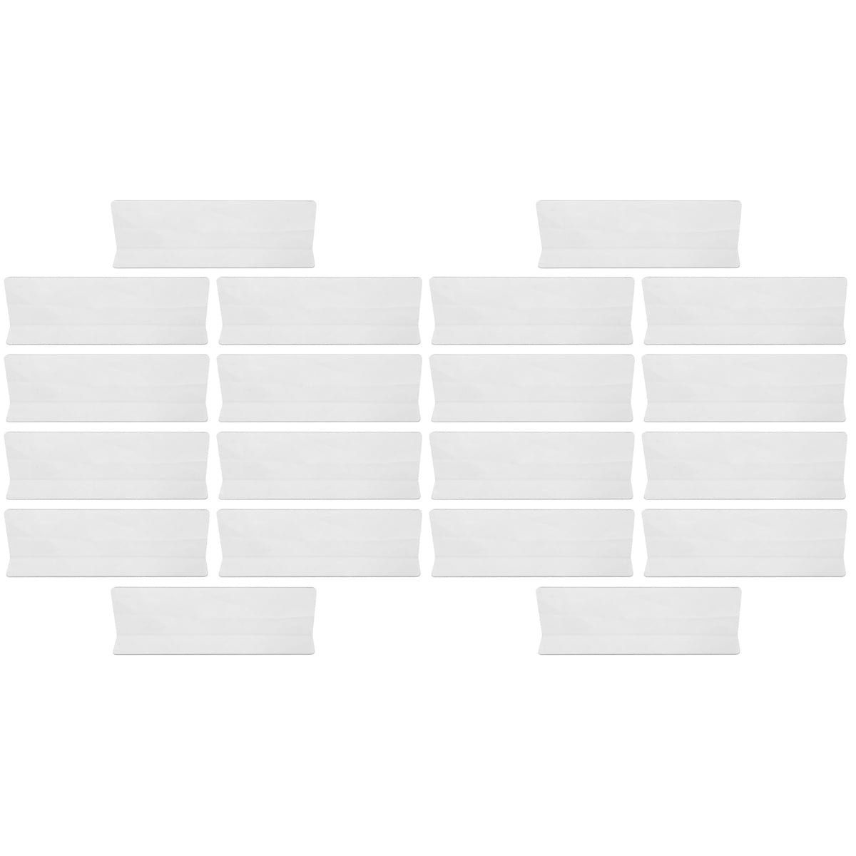 40pcs Clear Shelf Dividers for Shelves, 7.8" Long Clear Shelf Dividers ...