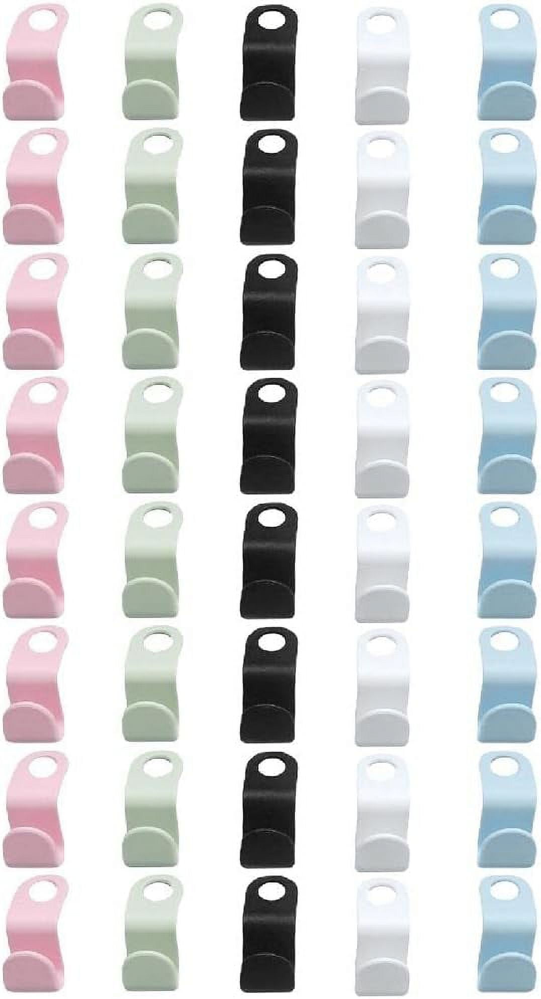 40pcs Clothes Hanger Connector Hooks Cascading Organizer Closet Hangers ...