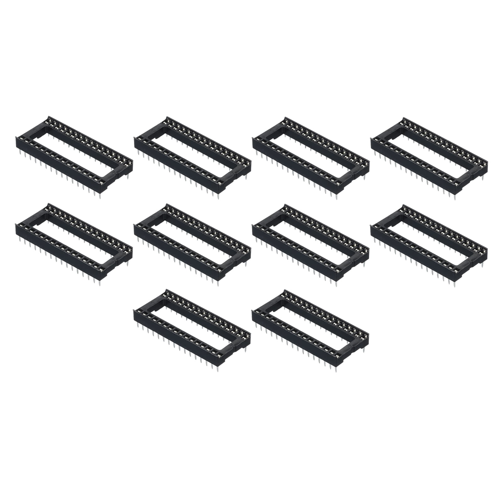 40pcs DIP IC Chip Socket Adapter Flat Pin 32P 2.54mm Pitch IC Socket ...