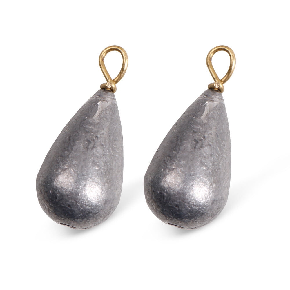 40pcs Fishing Weights Sinkers Bass Casting Worm Sinker Bullet Sinker 1 ...