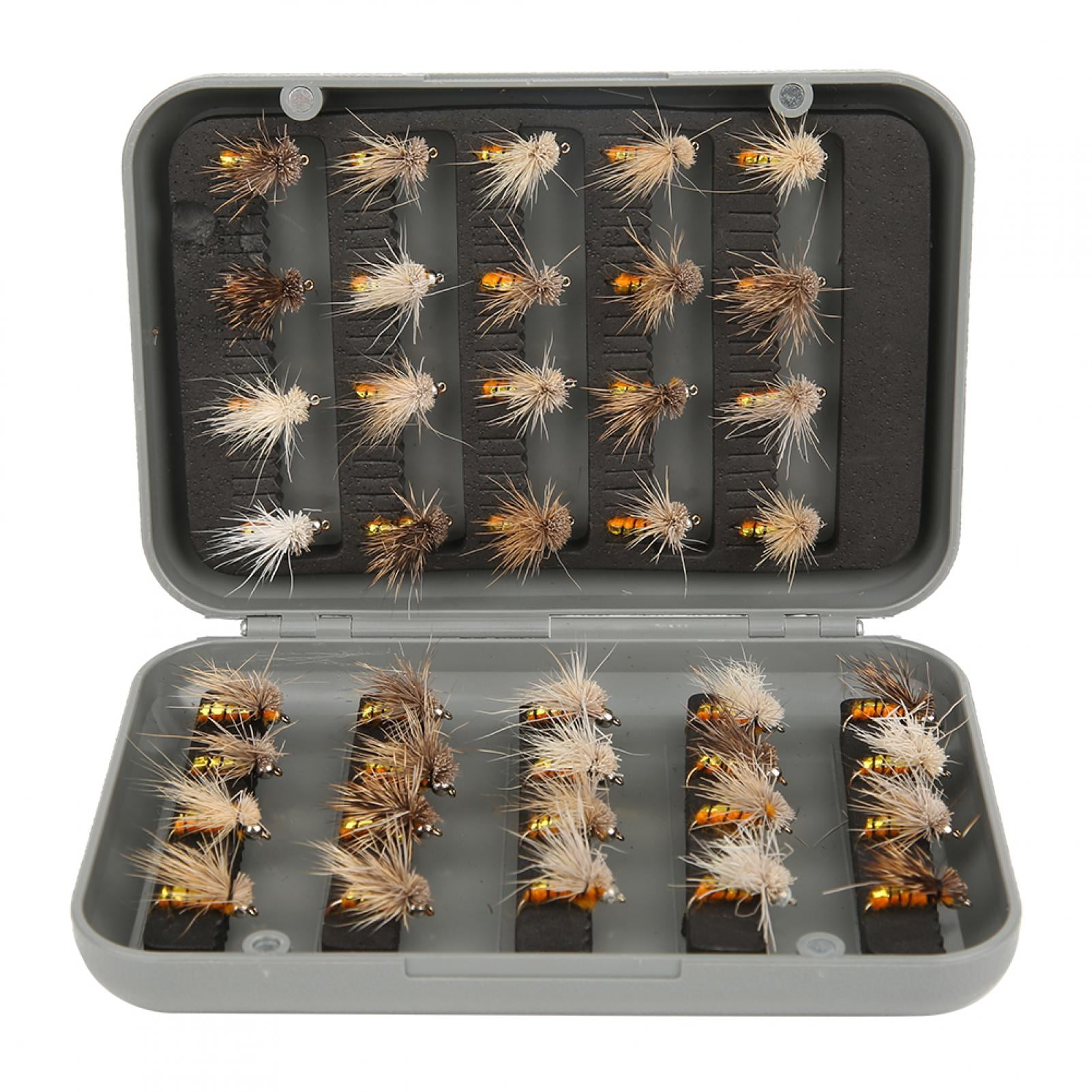 40pcs Fly Fishing Flies Assortment ,Dry Flies, Wet Flies, Nymphs ...