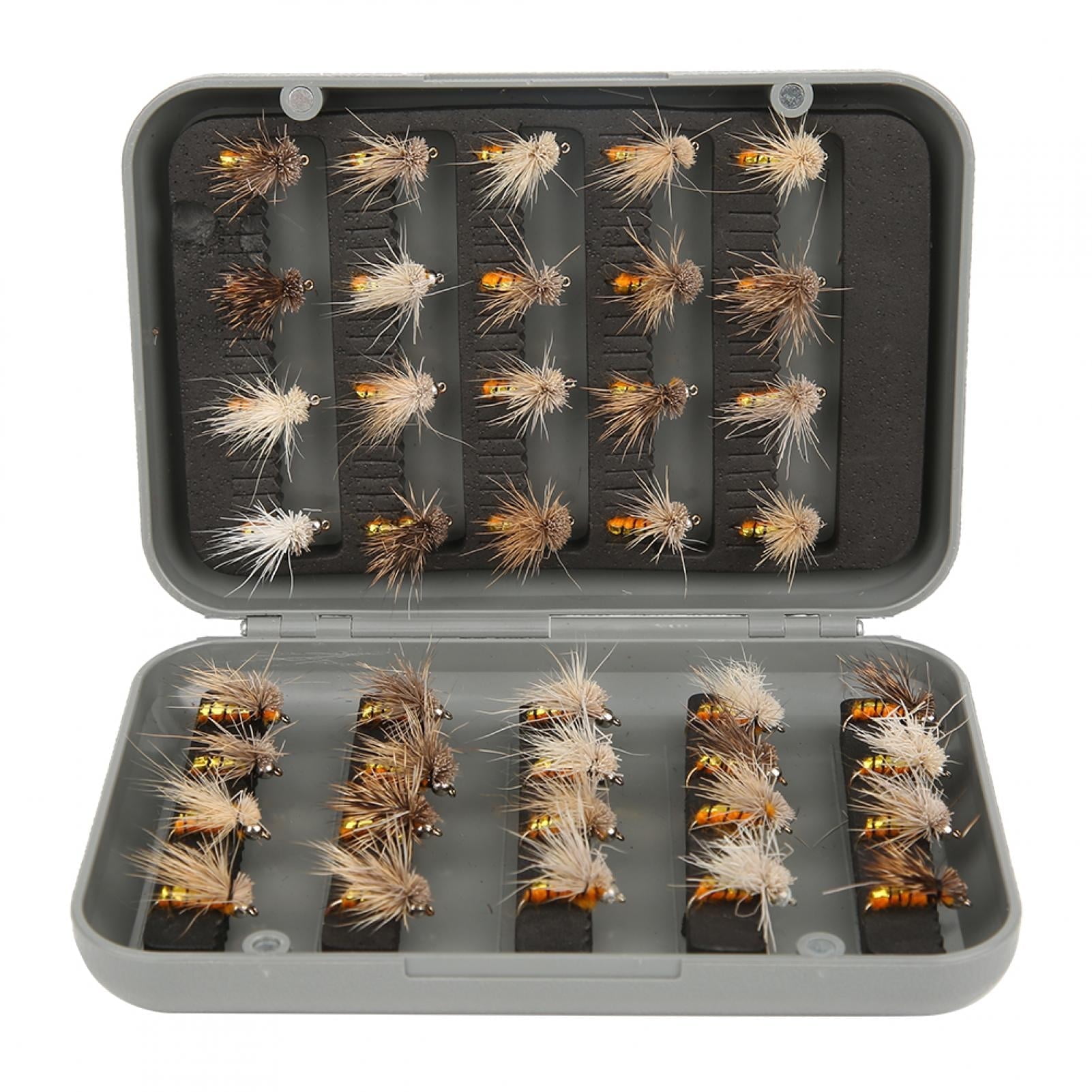 40pcs Fly Fishing Flies Assortment ,Dry Flies, Wet Flies, Nymphs ...