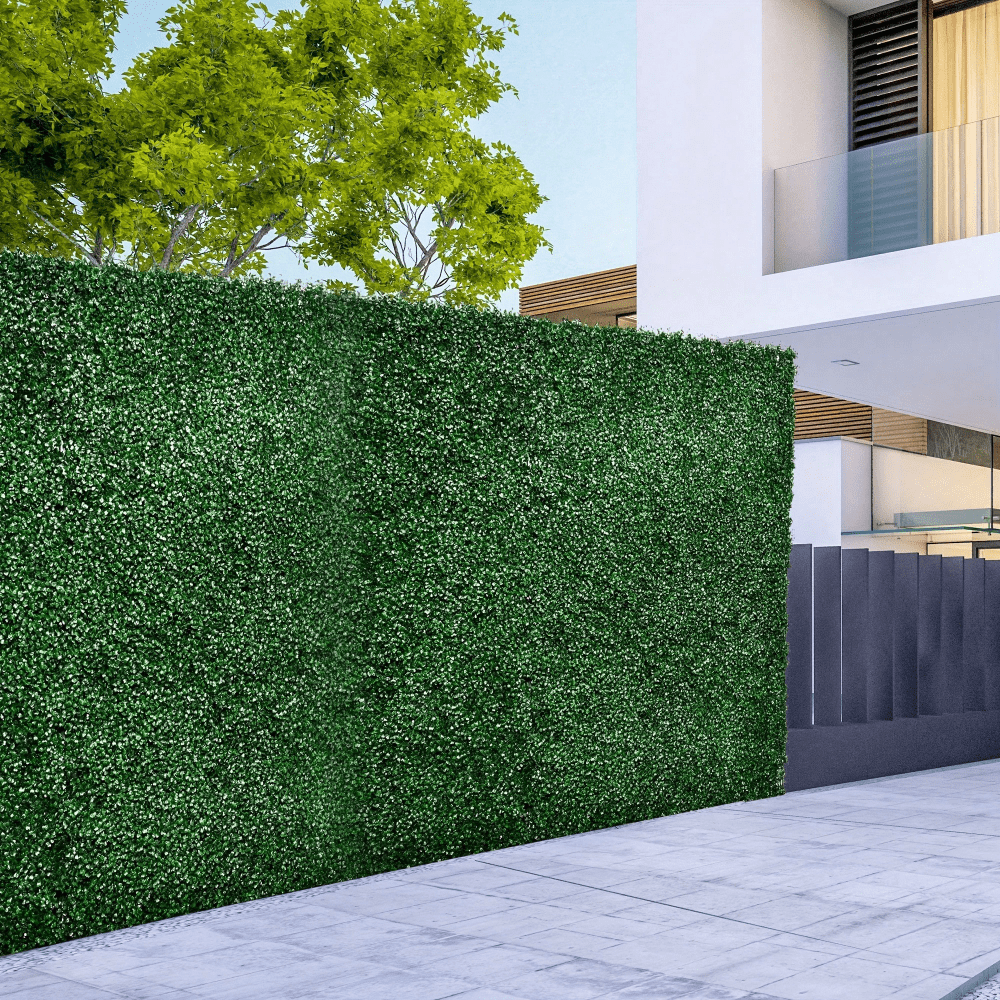 40pcs Grass Wall Panels Backgdrop Green Leaves Background Privacy Hedge ...