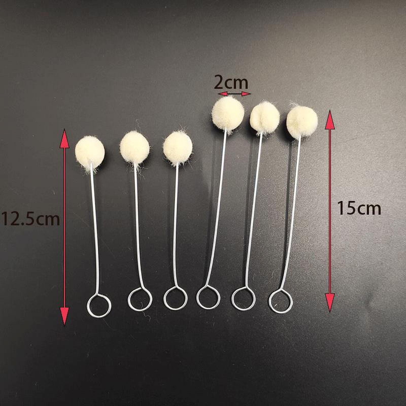 40pcs Wool Daubers Ball Brushes Leather Dye Brushes Wool Daubers Paint ...