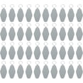 40pcs Hotel Keychains Blank Vintage Plastic Rhombus Motel Key Tags ...