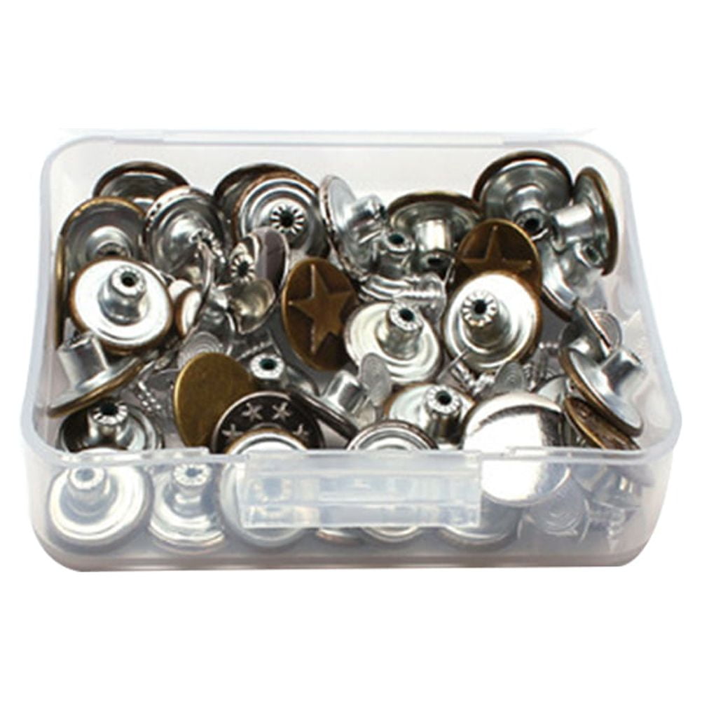 40pcs Jeans Buttons Metal Suspenders Buttons Iron Jeans Buttons Jeans ...