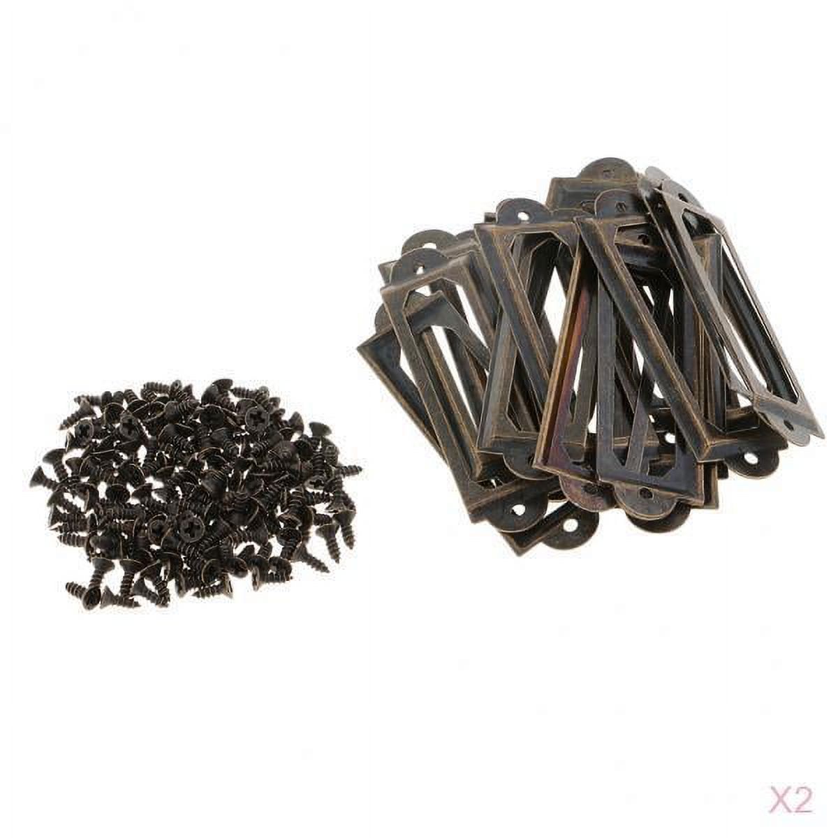 40pcs Label Holder Filing Cabinet Label Holders Name Tag Card Holder ...