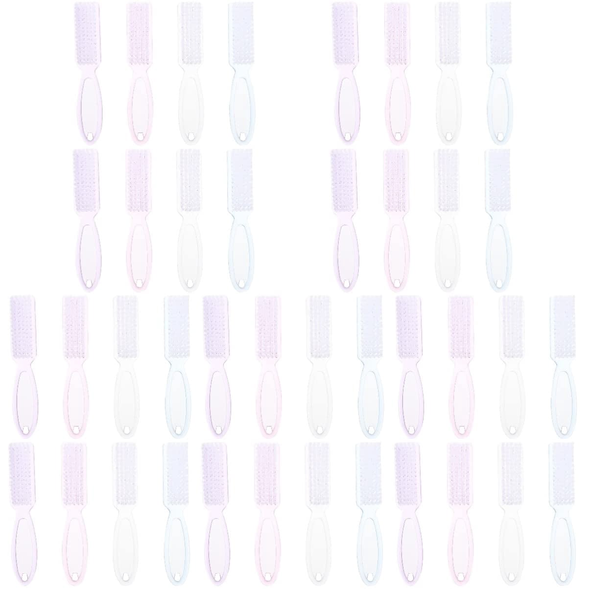 40pcs Men Brushes Clothes Manicure and Pedicure Stiff Handle Scrubbing ...