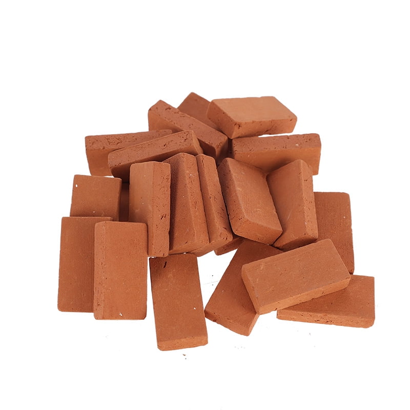 40pcs Miniature Bricks Rectangle Shape Bricks Faux Model Decors DIY ...