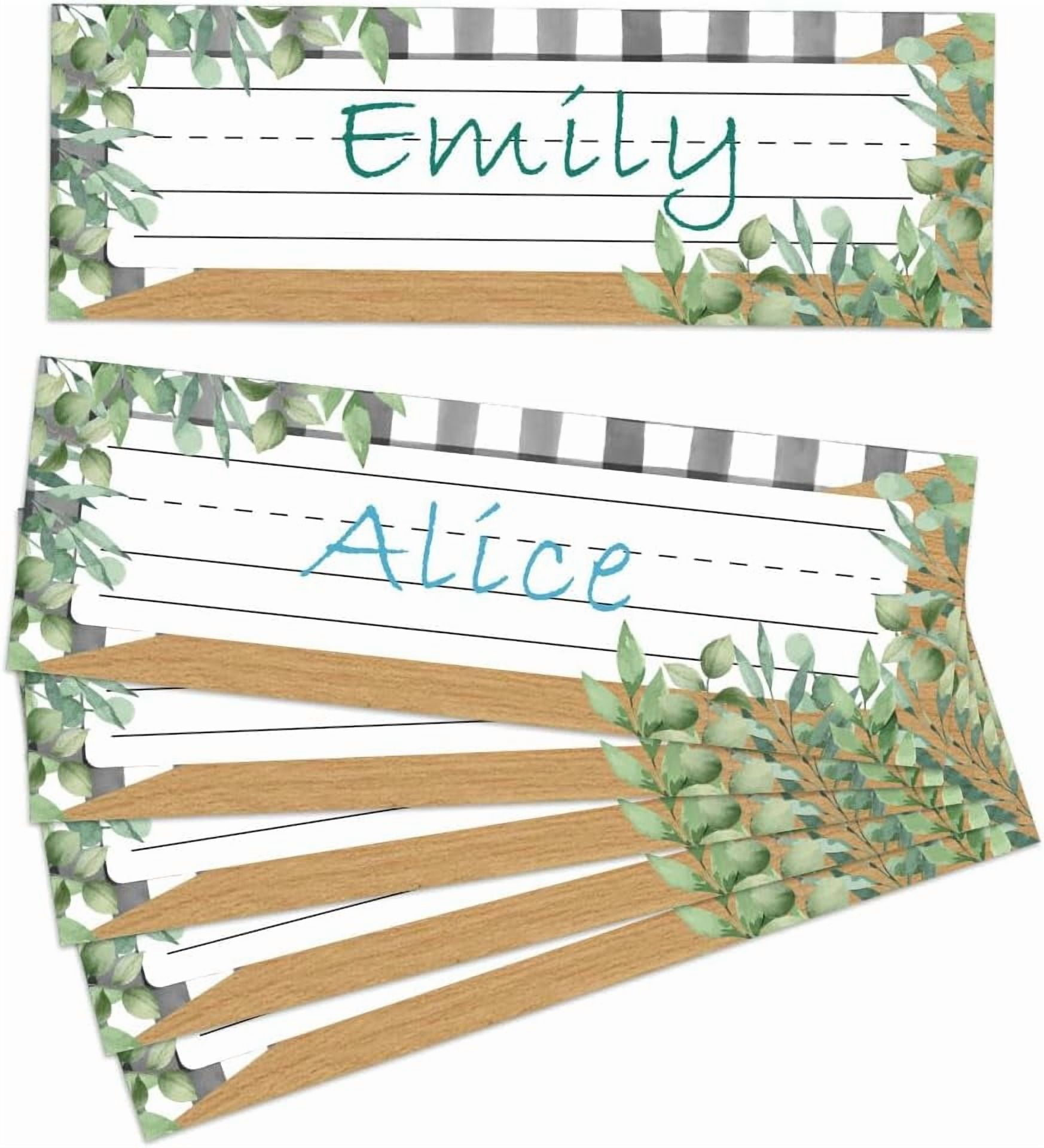 40pcs Name Plates Name Tags Name Labels Writable Paper Name Stickers ...