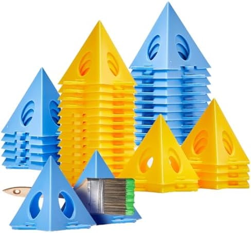 40pcs Painters Pyramids Stands, Paint Triangle Stands, Painting Pyramid ...