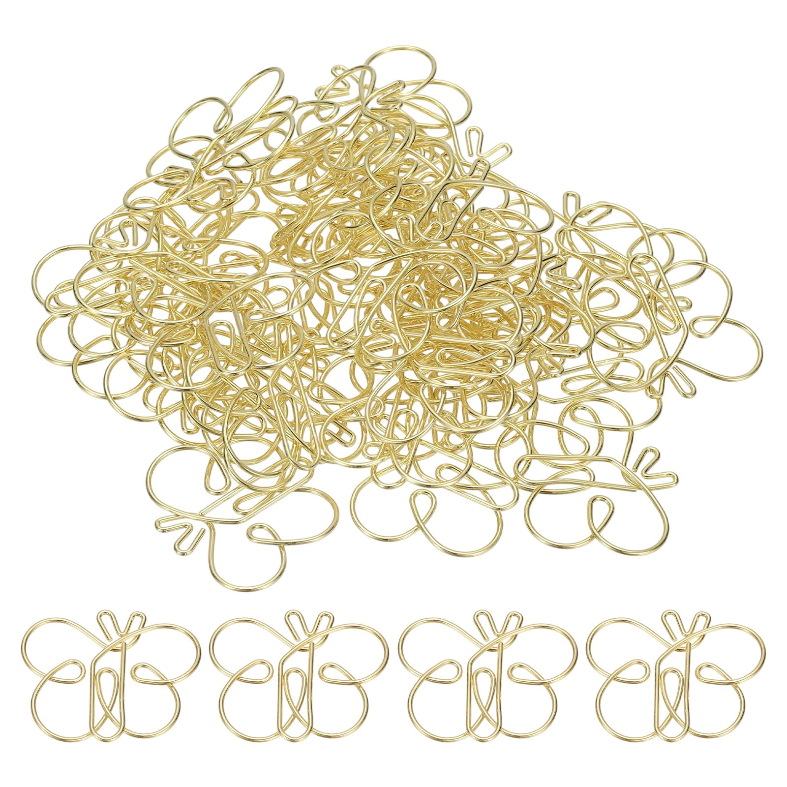 40pcs Paper Clip, Butterfly Shape Paper Clip Small Cute Rust-Proof ...