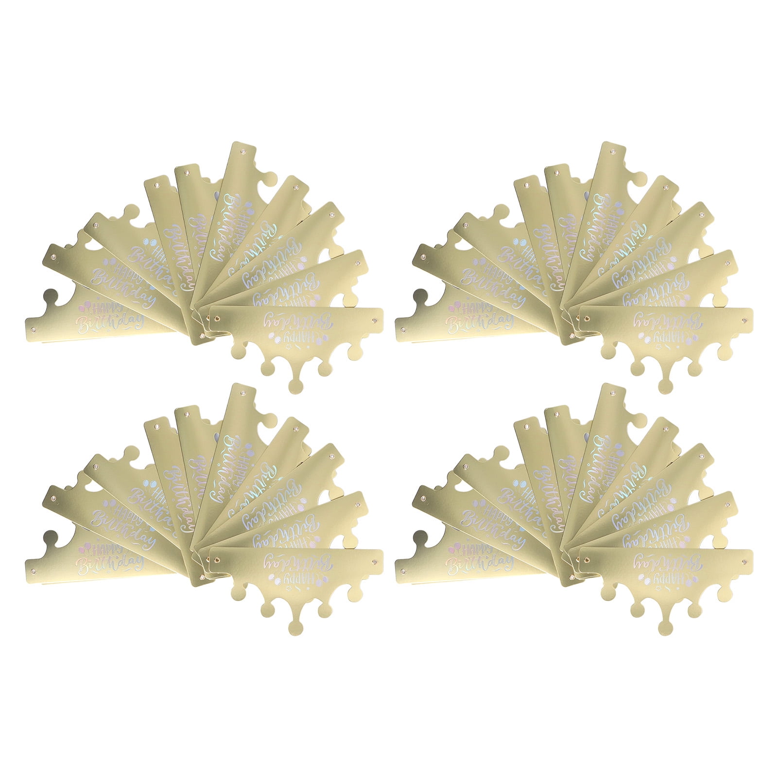 40pcs Paper Crowns Cute Shape Small Compact Attractive Decorative 22 ...