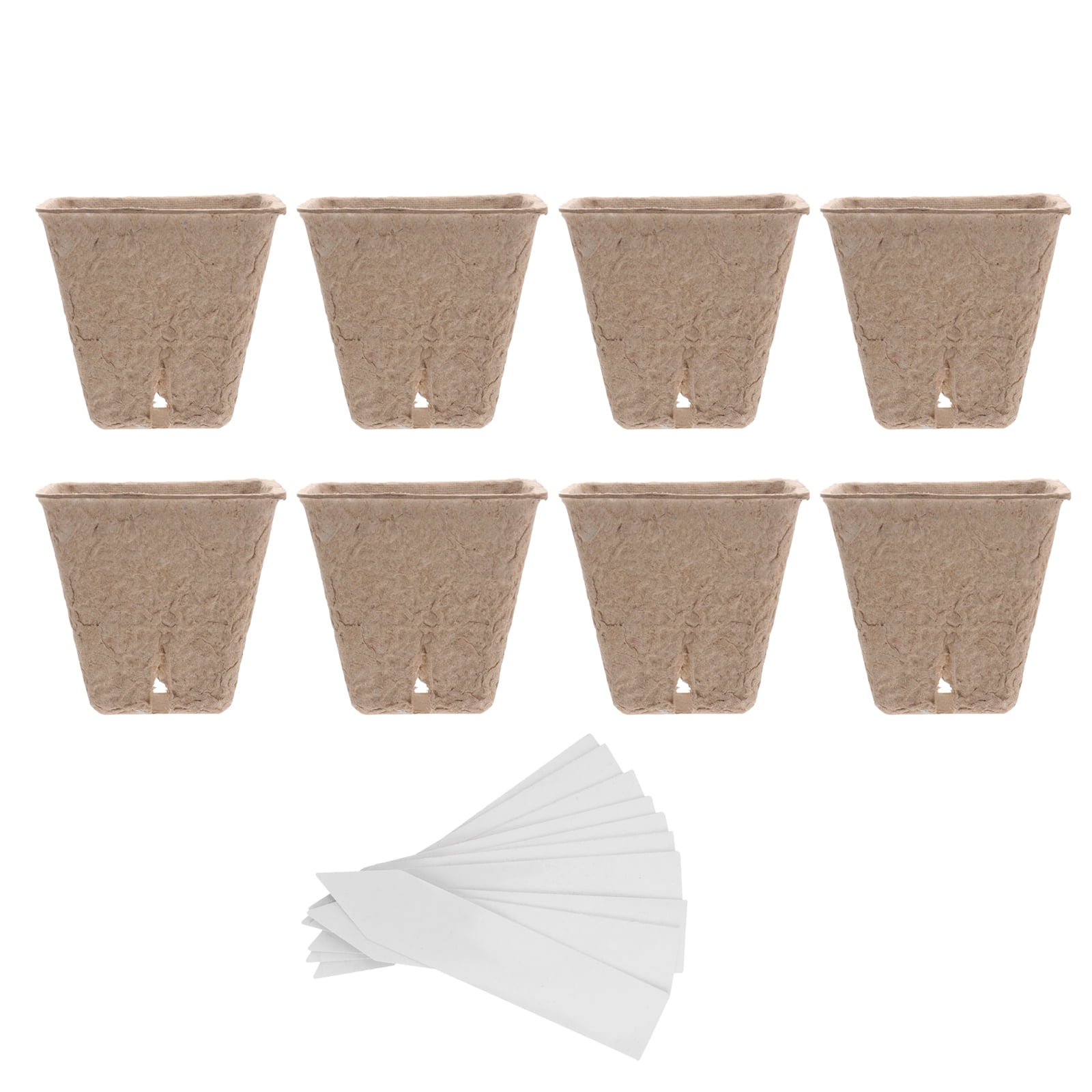 40pcs Pulp Gardening Planting Cup Germination Starter Flower Pot with ...