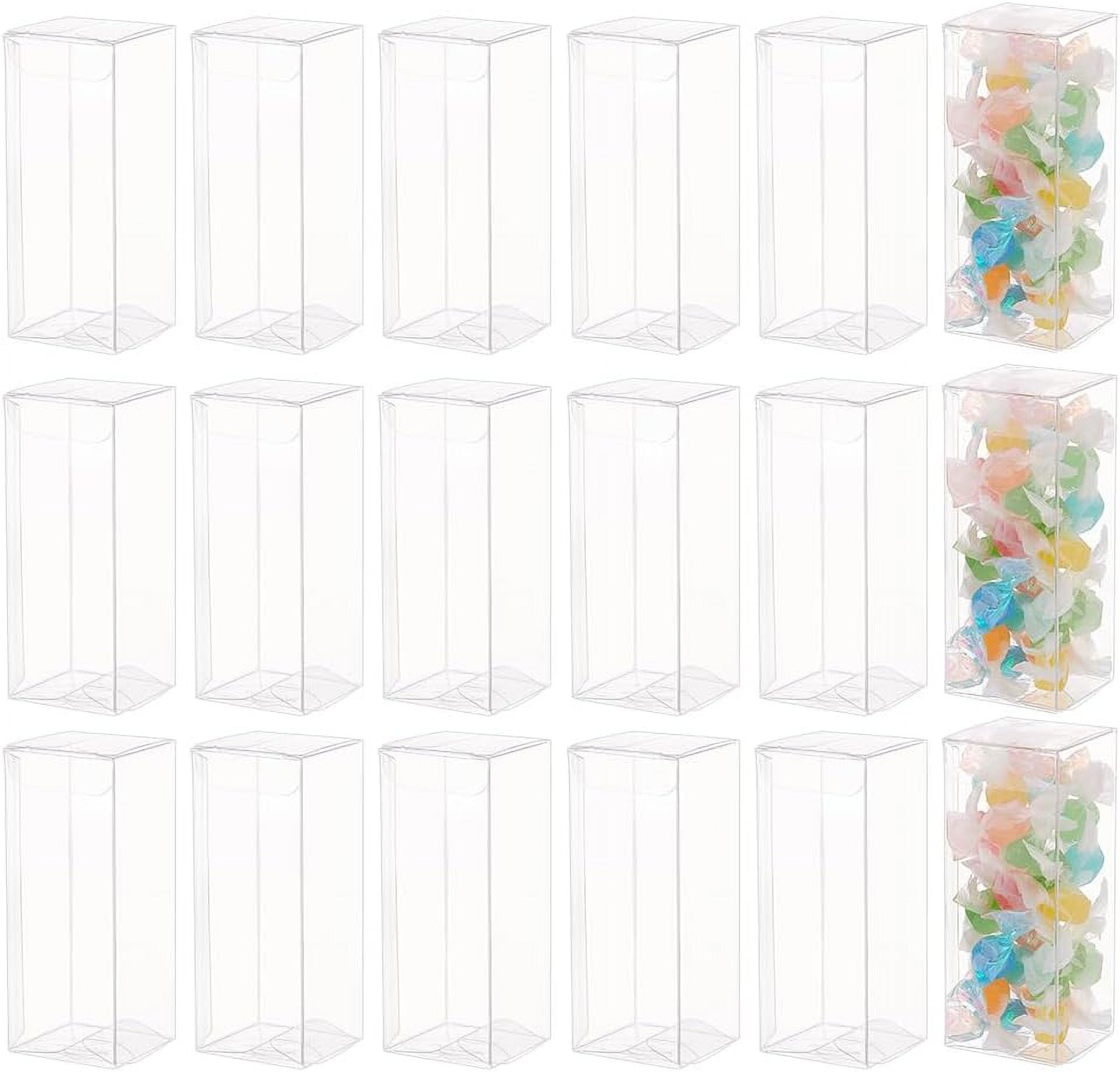 40pcs Rectangle Transparent Plastic PVC box Gift Packaging Waterproof ...