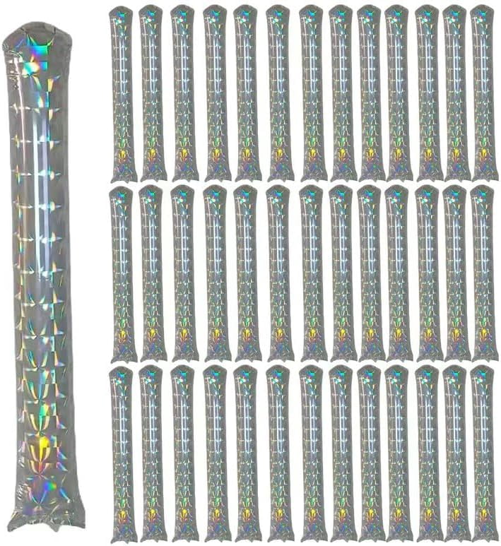 40pcs Round headTeam Spirit Boom Sticks Thunder Sticks Cheering Sticks ...