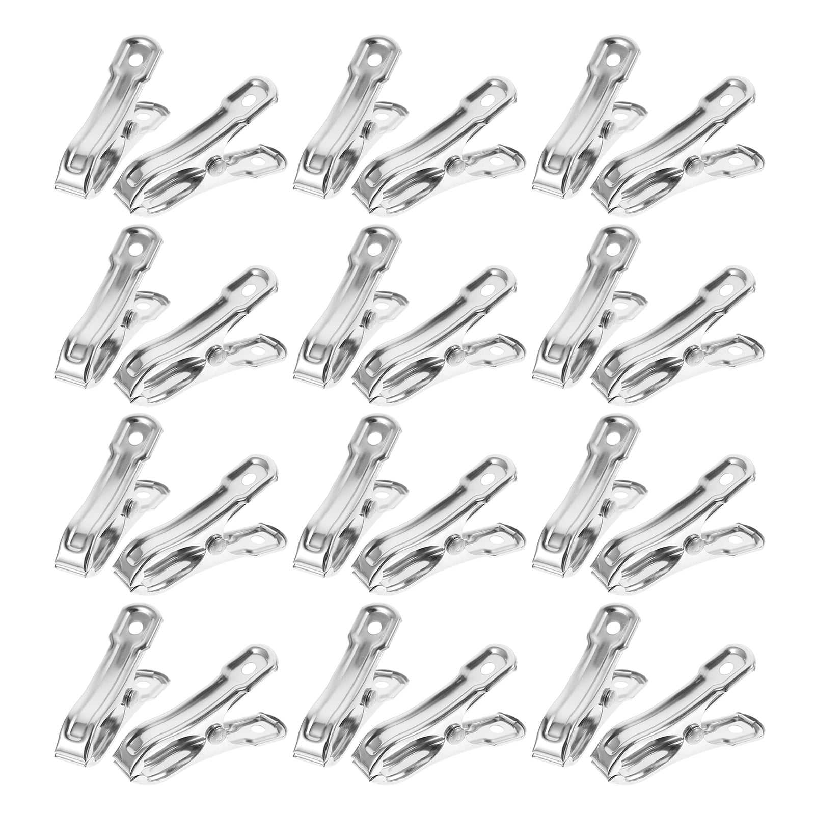 40pcs Stainless Steel Clothespins Laundry Chip Clothes Photo Paper Peg ...