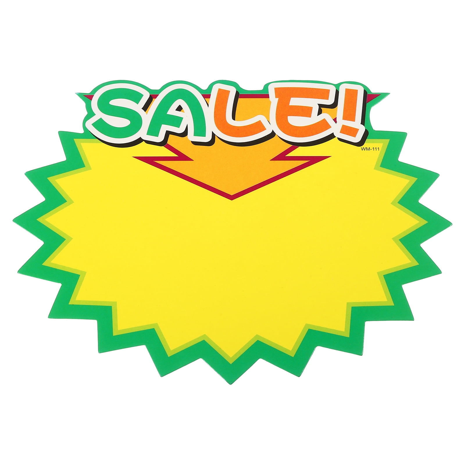 40pcs Star Burst Signs, 7x5.5in Blank Star Burst Signs Price Tag ...