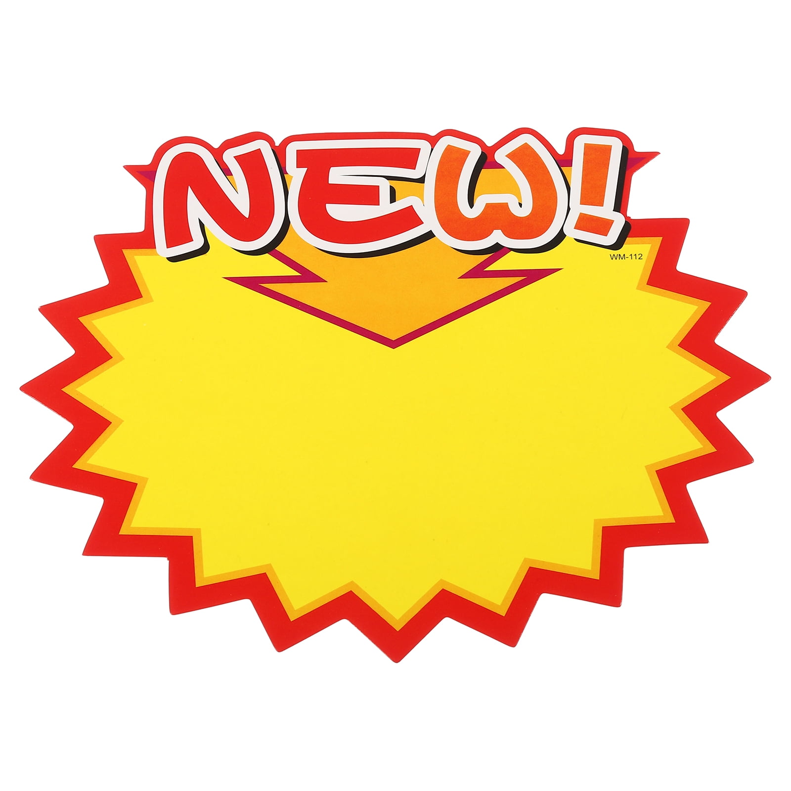 40pcs Star Burst Signs, 7x5.5in Blank Star Burst Signs Price Tag ...
