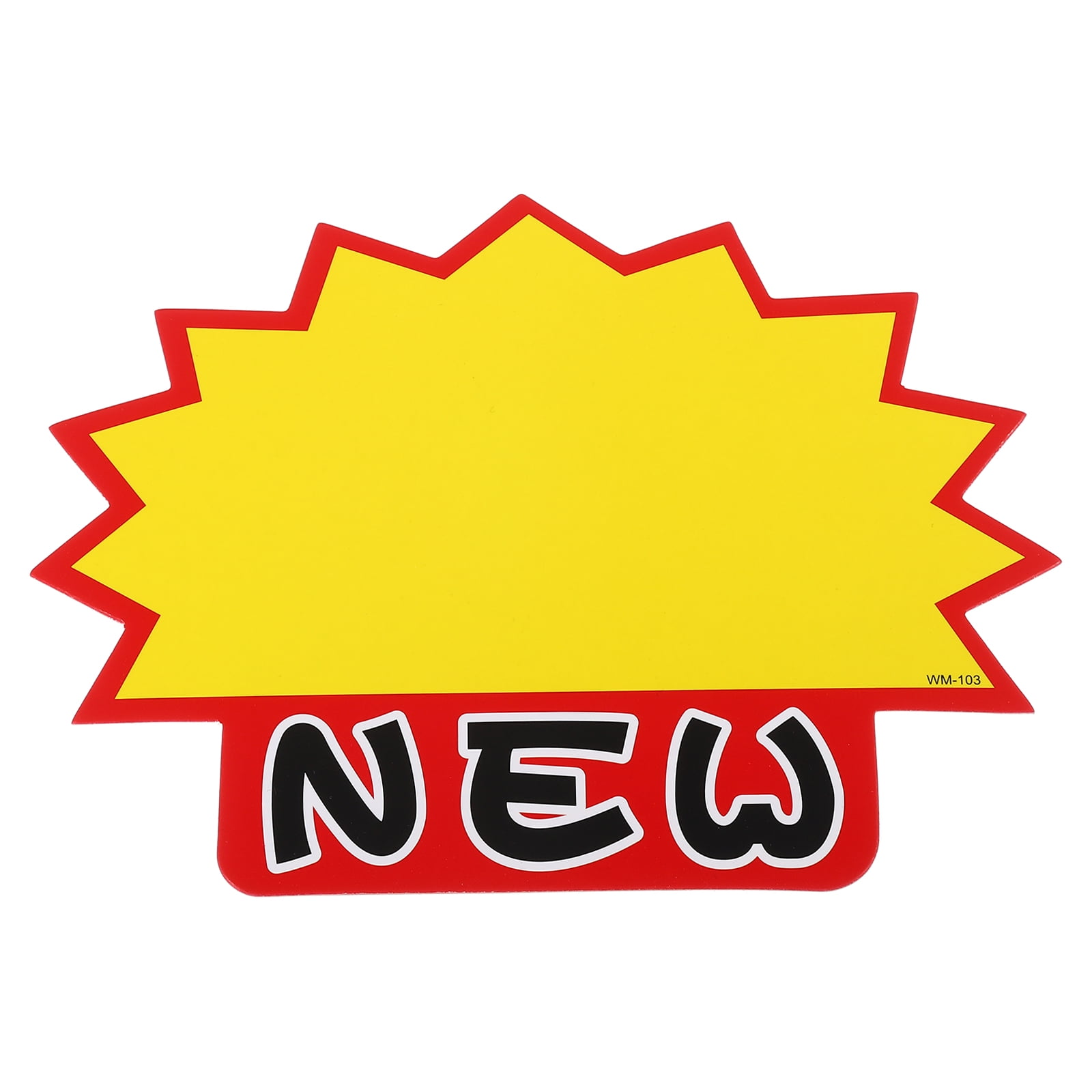 40pcs Star Burst Signs, 7x5.5in Blank Star Burst Signs Price Tag ...