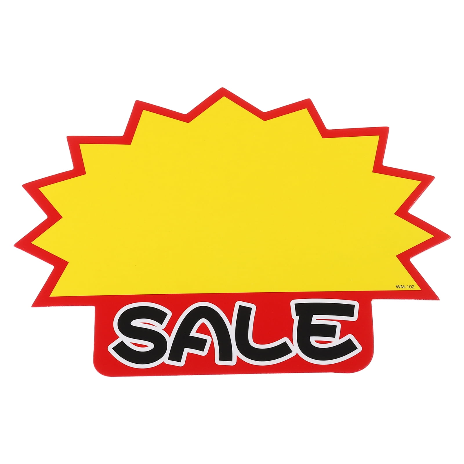 40pcs Star Burst Signs, 7x5.5in Blank Star Burst Signs Price Tag ...