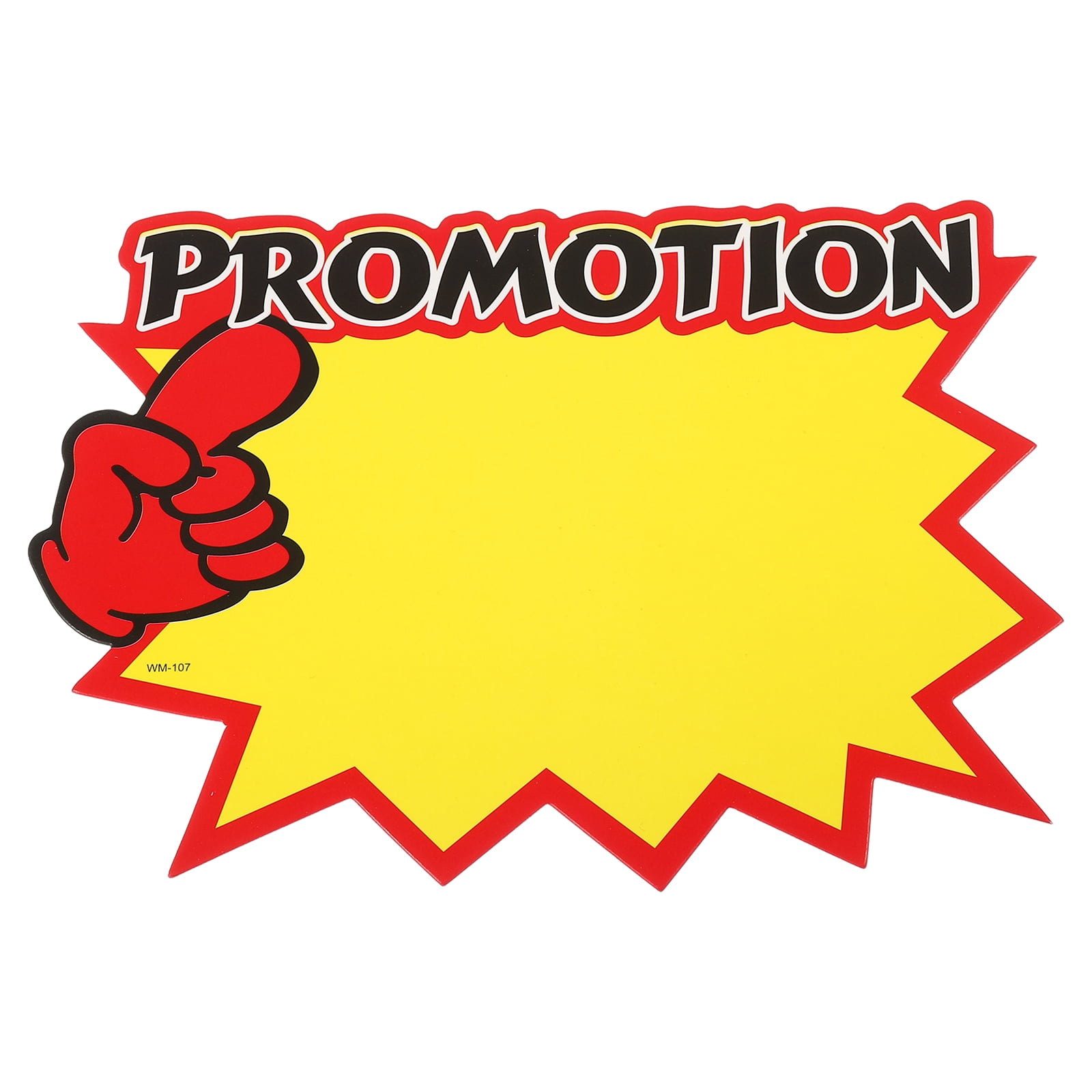 40pcs Starburst Signs, 7x5.5in Blank Star Burst Signs Price Tag ...