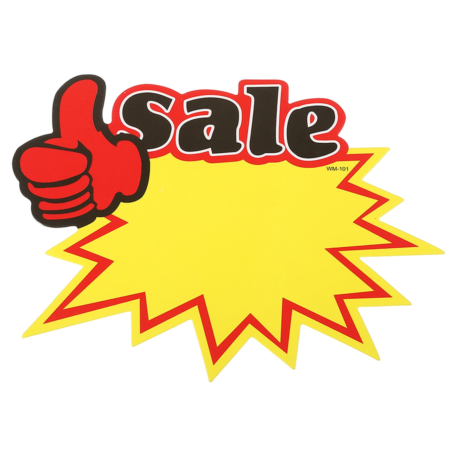 40pcs Starburst Signs, 7x5.5in Blank Star Burst Signs Price Tag ...